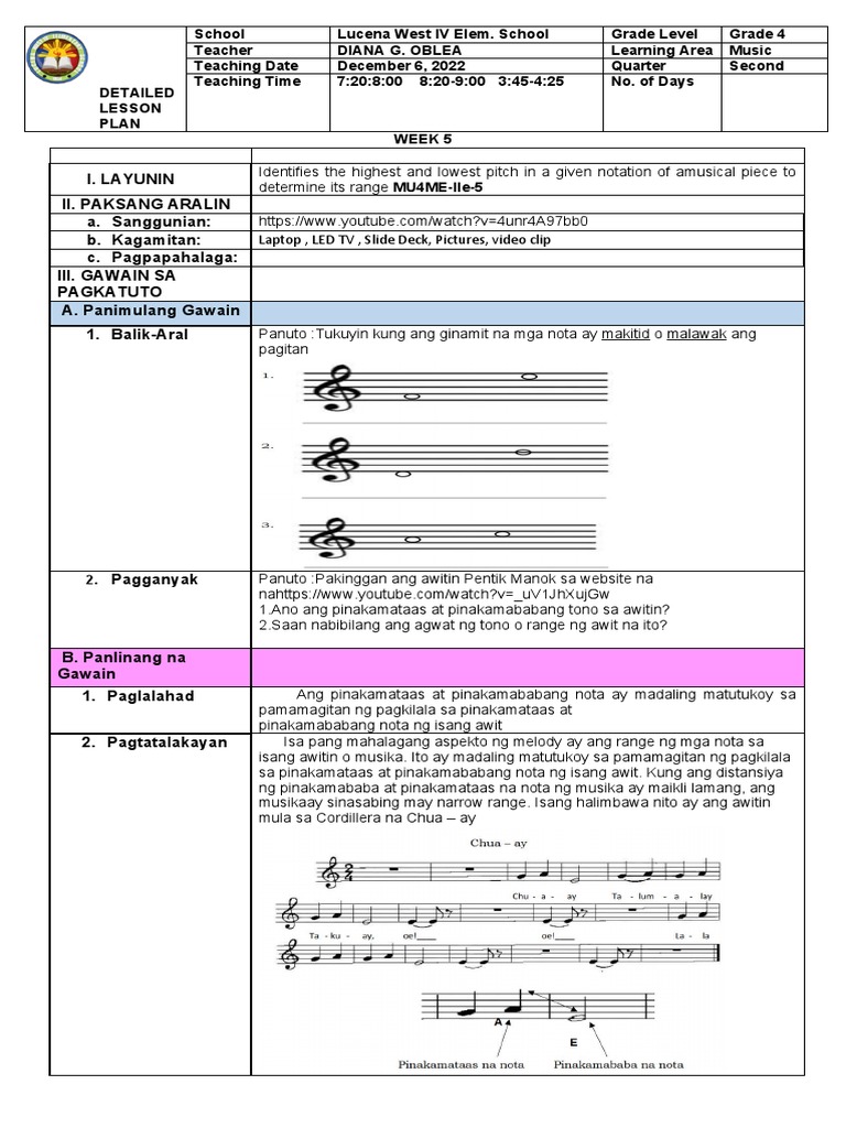 2nd Music4 Week 5b | PDF
