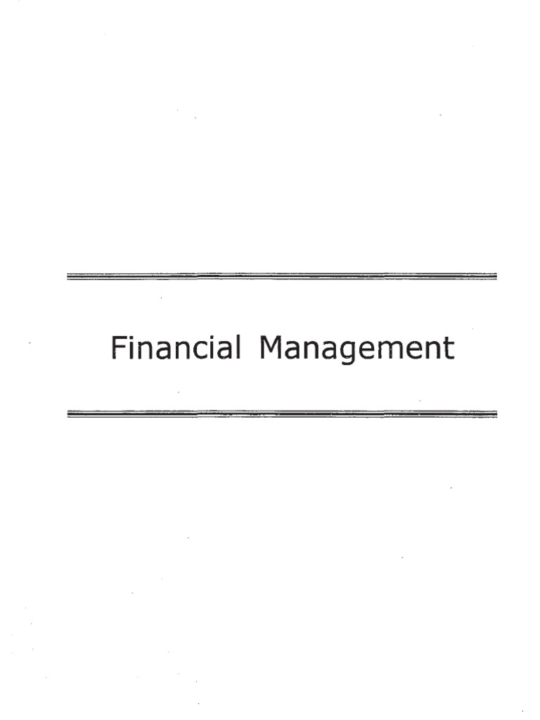 Financial Management | PDF