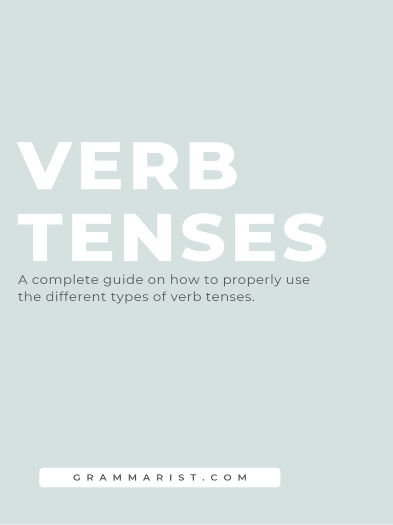 Tenses Form Cheat Sheet | Download Free PDF | Grammatical Tense | Verb