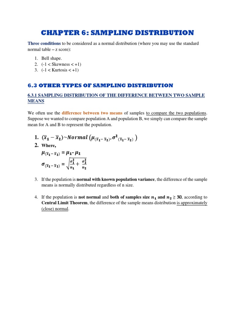 Mean and Proportion of 2 Independent Populations | PDF | Normal Distribution | Variance