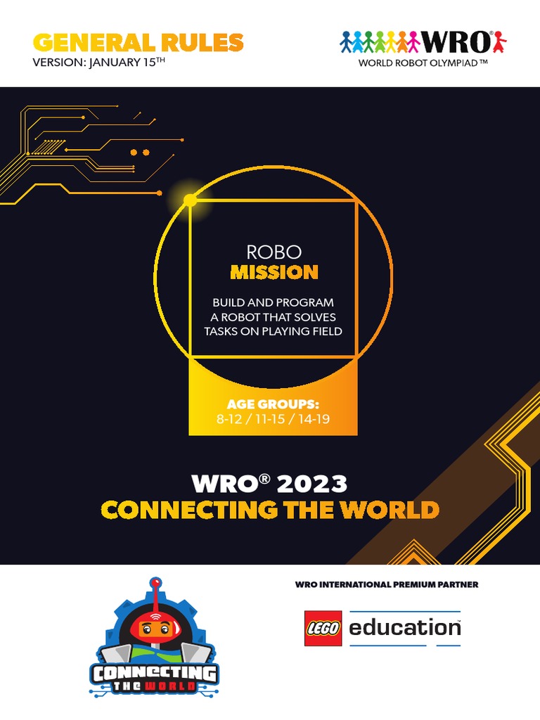 WRO 2023 RoboMission General Rules | PDF | Computing