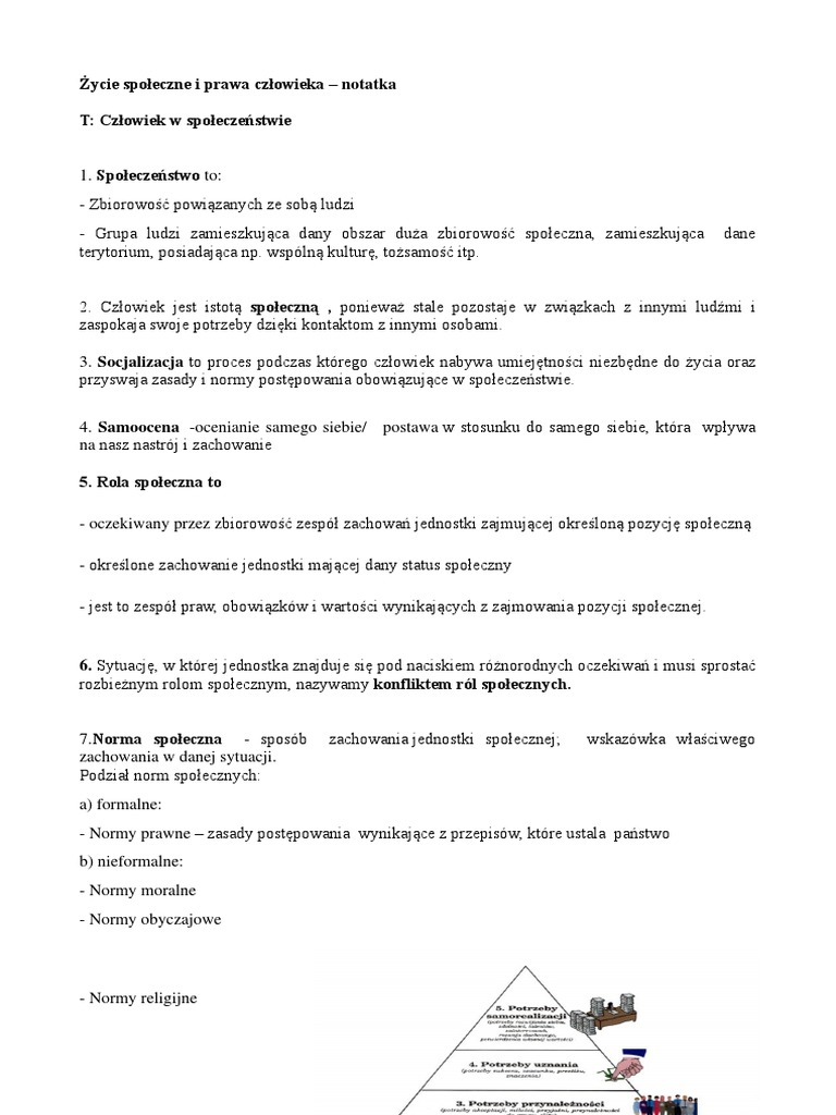 SP KL - 8 WOS-24 10 2020r - Notatka | PDF