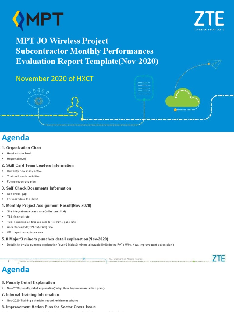 HXCT-November-2020 Subcontractor Monthly Performances Evaluation Report ...