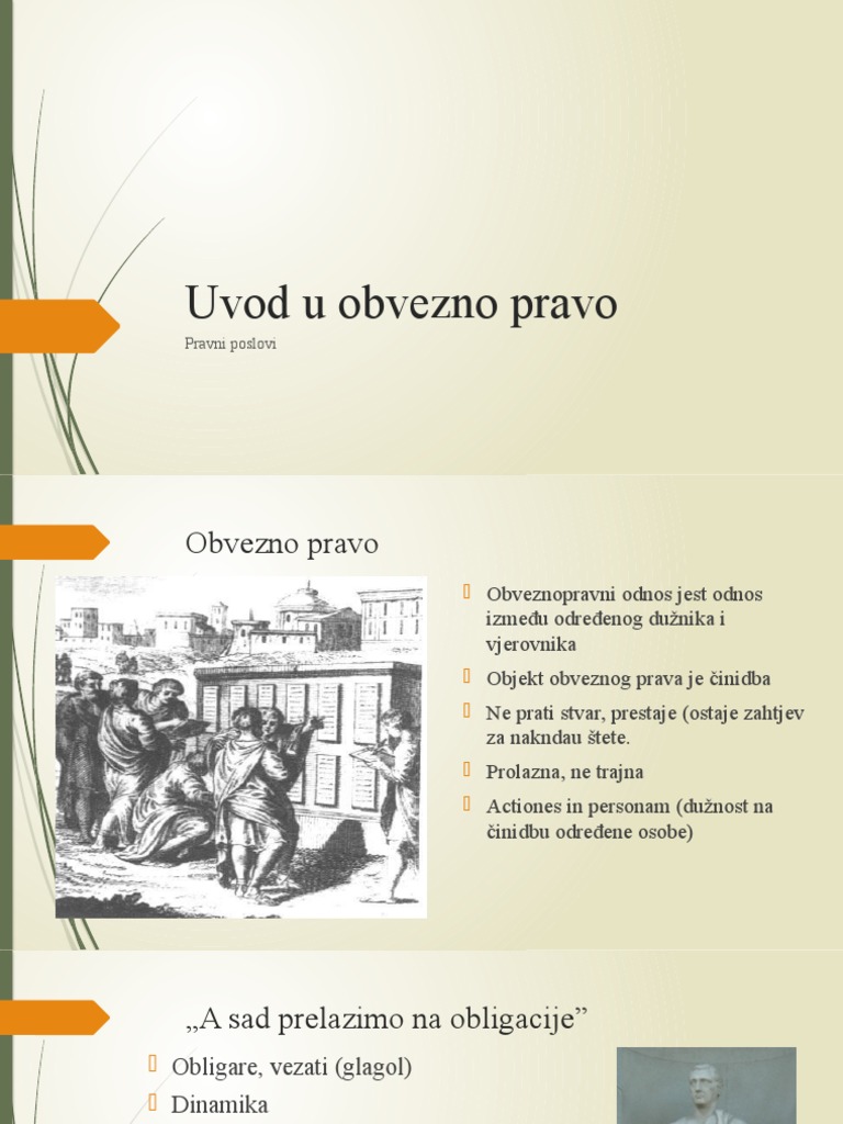Obvezno I Pravni Poslovi | PDF