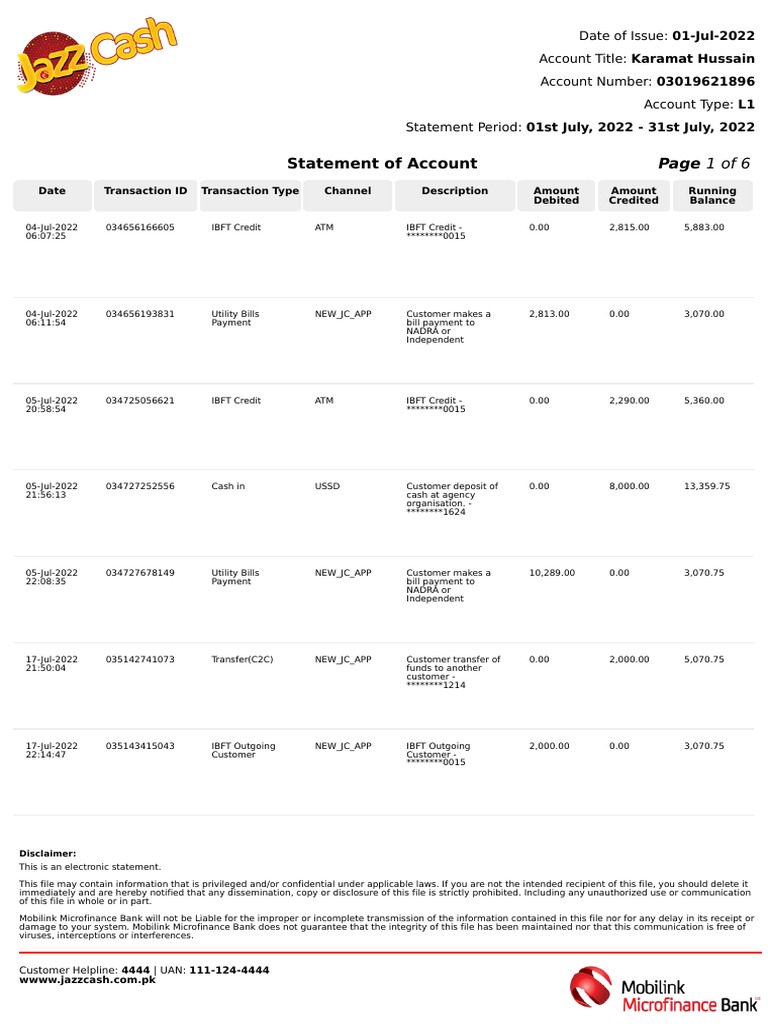 Account Statement | PDF | Credit Card | Payments