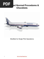 Lufthansa Cargo Md-11 Normal Checklist | PDF