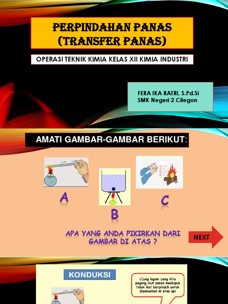 Laju Perpindahan Panas Konduksi Pada Bidang Datar | PDF