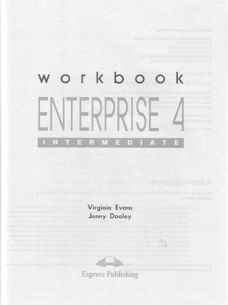 Enterprise 4 Workbook | PDF