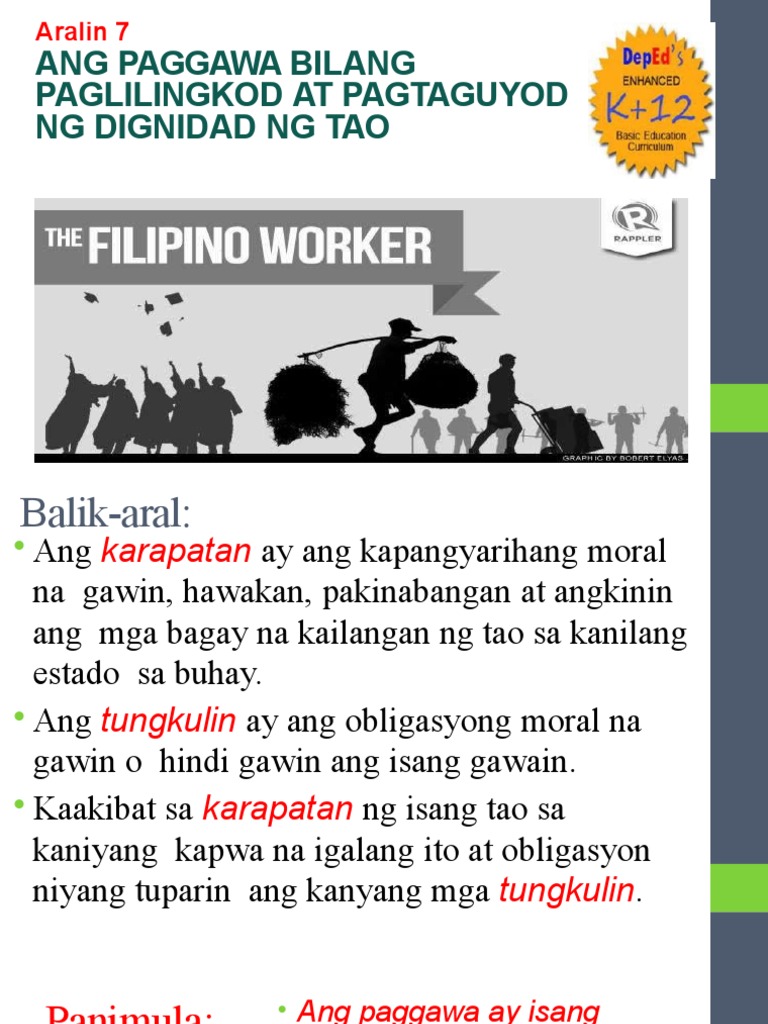 EsP 9 Quarter 2 PPT Modyul-7 | PDF