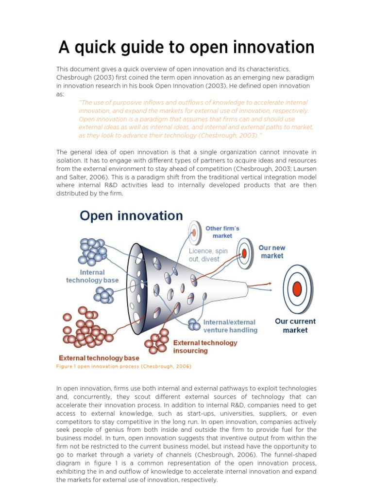 Open Innovation Guide 2011 | PDF | Innovation | Economies
