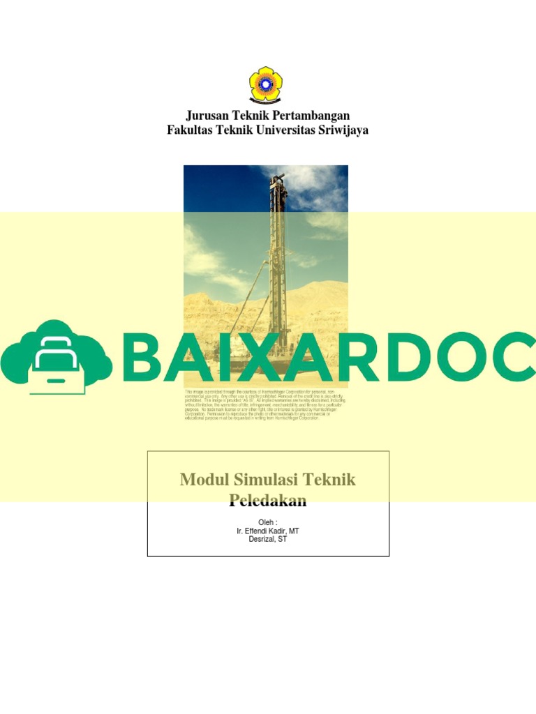 Modul Simulasi Teknik Peledakan | PDF | Komputer