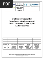 GRP Pipe Lamination Procedure | PDF | Fiberglass | Pipe (Fluid Conveyance)