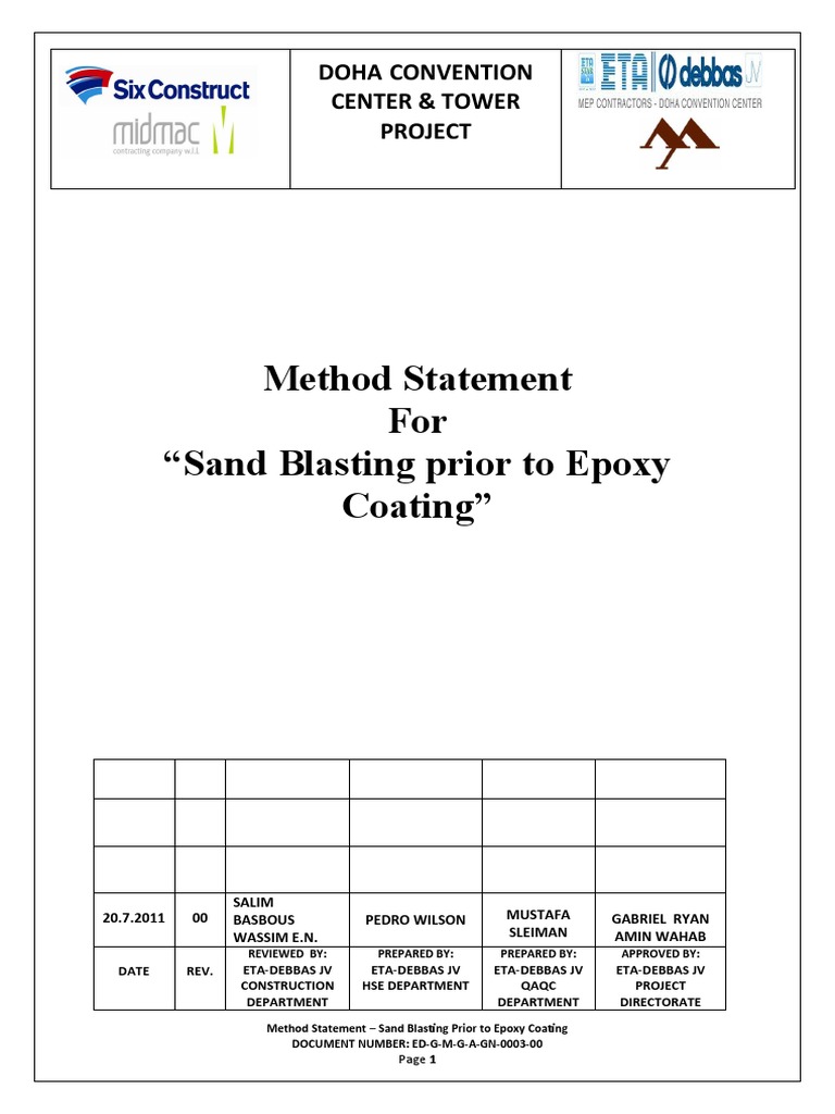 MS - Sand Blasting | Download Free PDF | Personal Protective Equipment ...