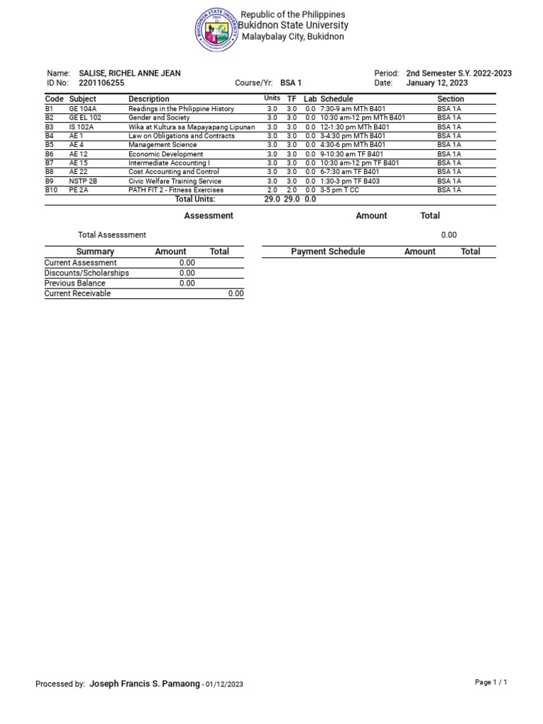 Certificate of Registration COR | PDF