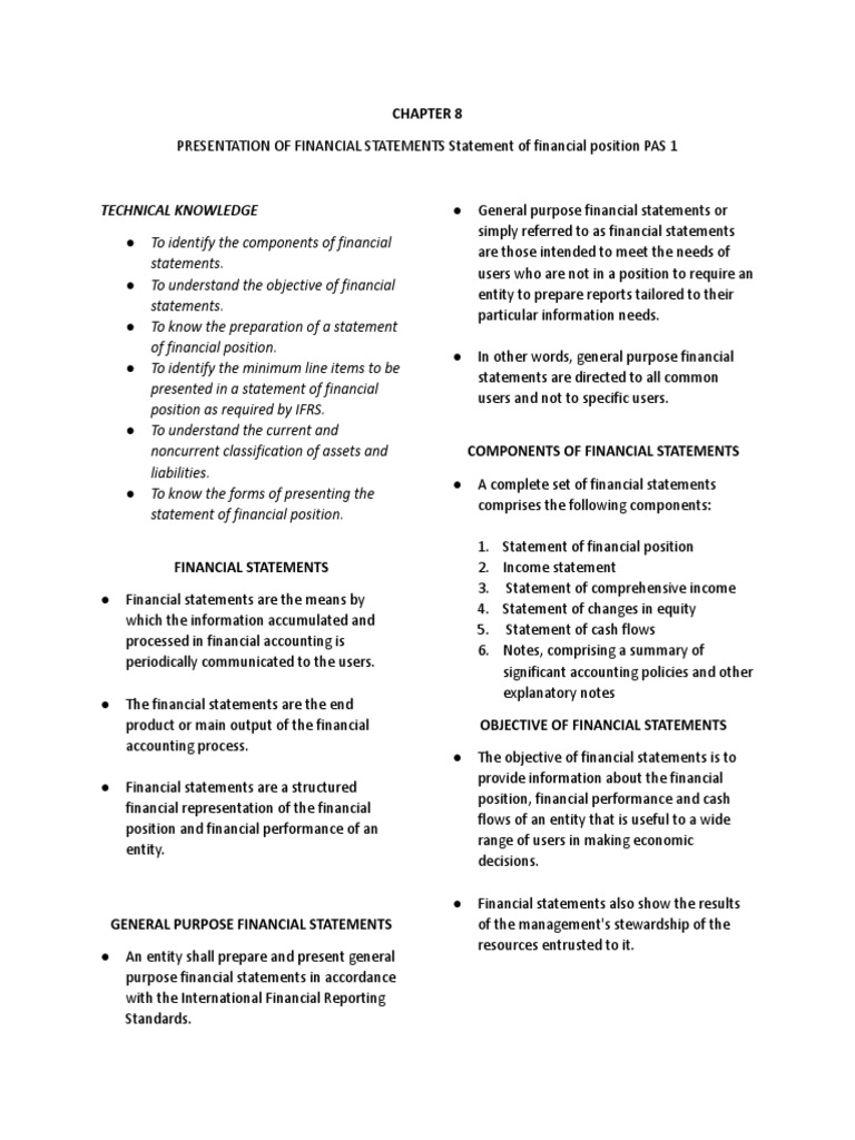 Chapter 8 of Cfas by Valix | PDF | Equity (Finance) | Financial Statement