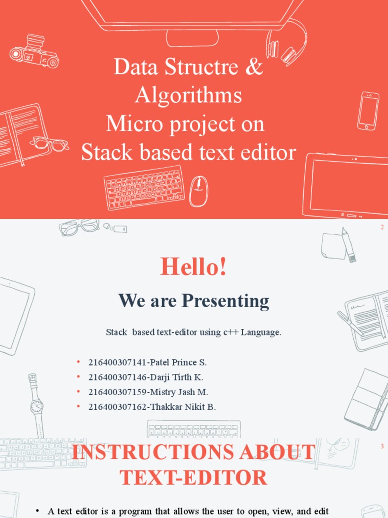 C++ Stack-Based Text Editor Project | PDF | Subroutine | Computing