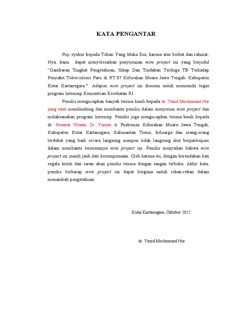 Contoh MINIPRO | PDF