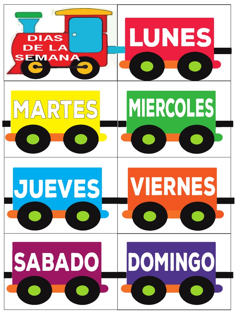 Trencito Dias de La Semana | PDF