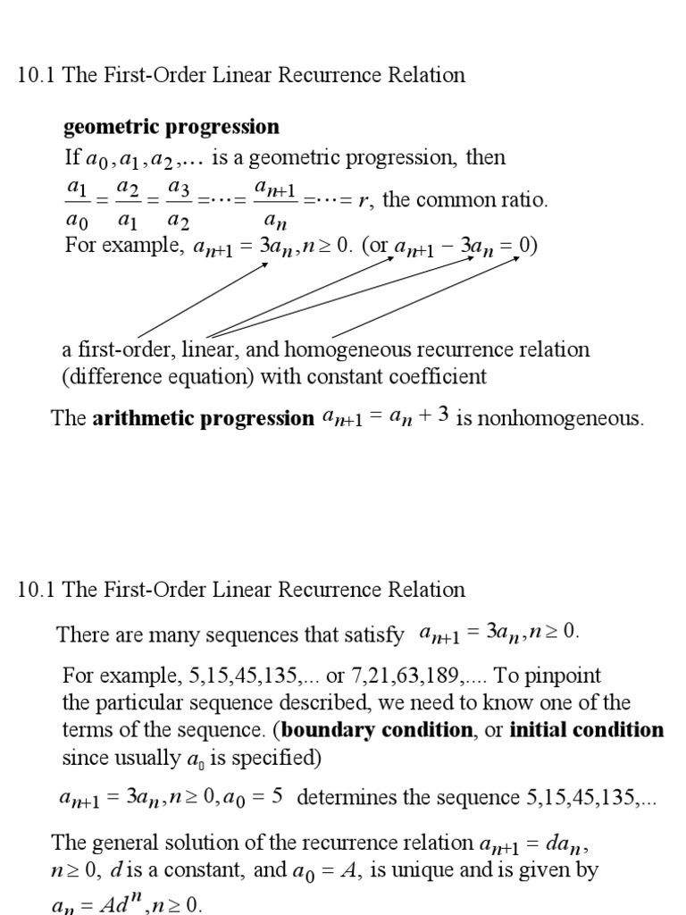 Dmchap 10 | PDF | Recurrence Relation | Mathematics