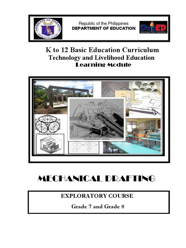 Dokumen - Tips Tle Mechanical Drafting Learning Module | PDF | Drawing ...