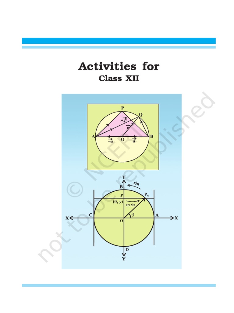 Xii Maths Lab Activities Projects Pdf Logarithm Maxima And Minima