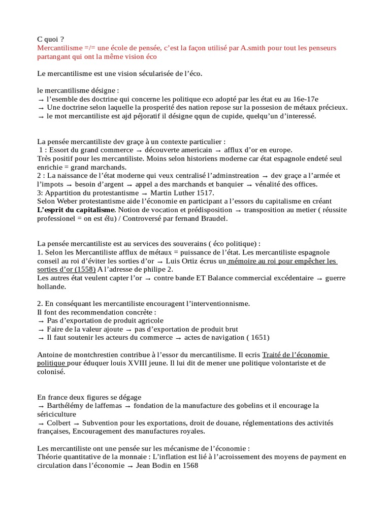 Introduction au mercantilisme économique | PDF | Mercantilisme | Économie