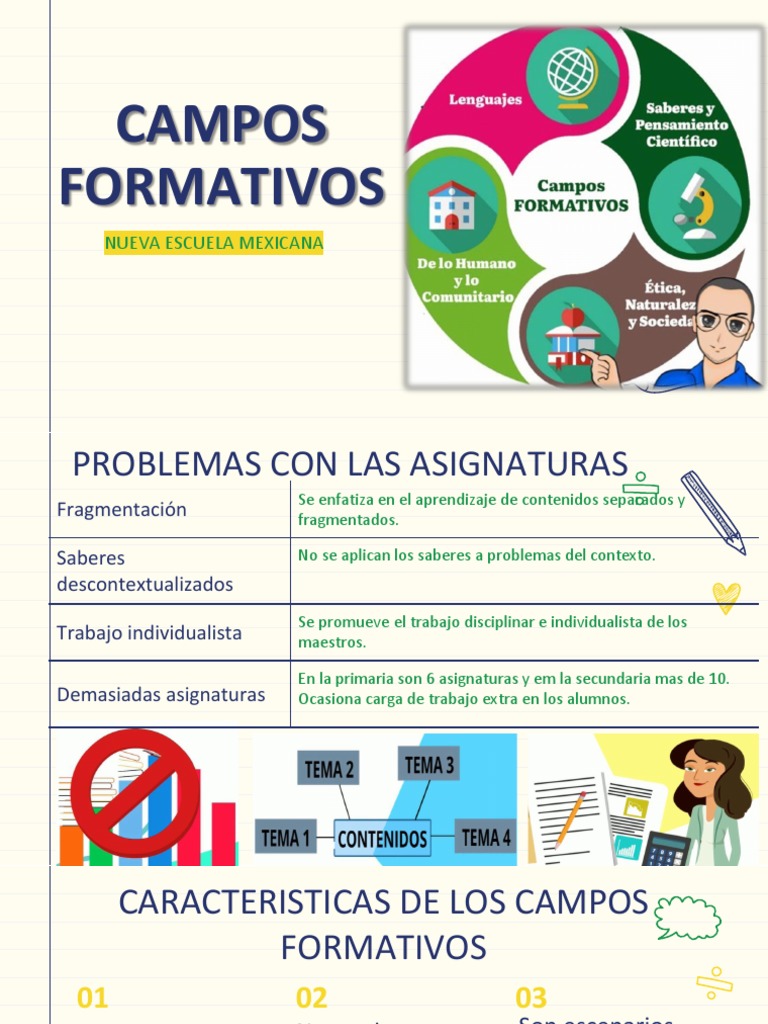 Campos Formativos Nem | PDF | Aprendizaje | Plan de estudios