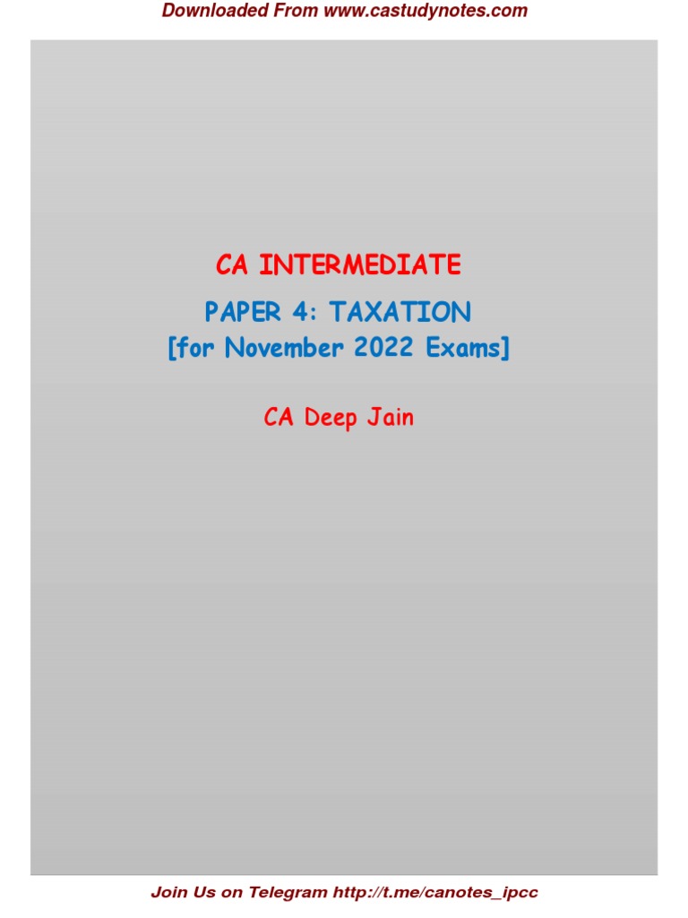 Inter GST Chart Book Nov2022 | PDF | Taxes | Value Added Tax