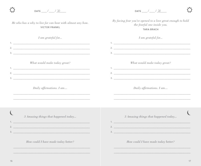 The Five Minute Journal | PDF