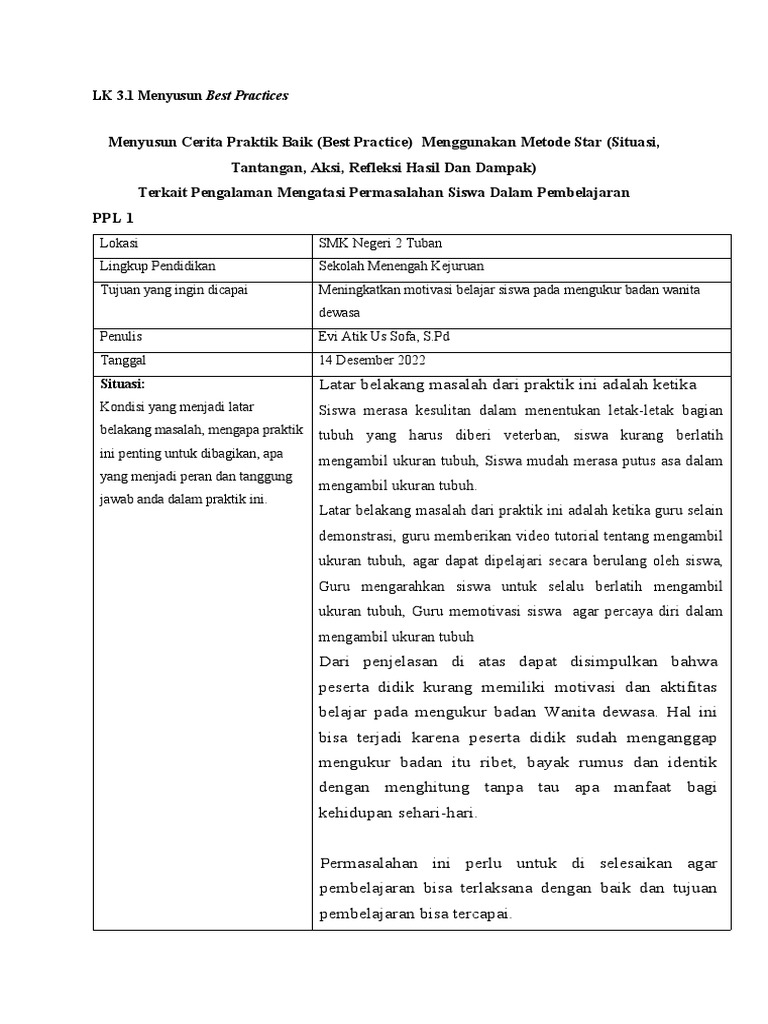 Best Practices Evi Atik U | PDF