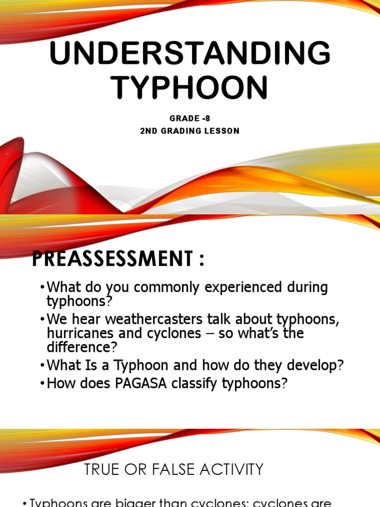 UNDERSTANDING TYPHOON Final PPT PDF | Download Free PDF | Tropical Cyclones | Cyclone