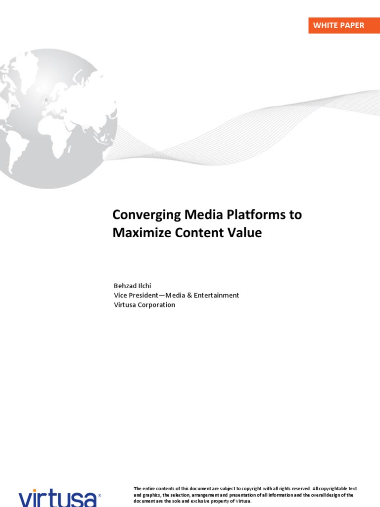 Converging Media Platforms To Maximize Content Value White Paper Pdf