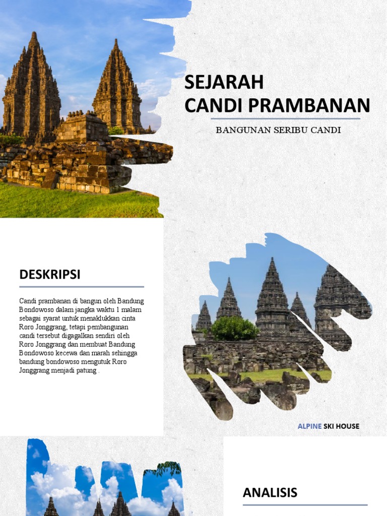 Sejarah Candi Prambanan dan Legenda Roro Jonggrang | PDF