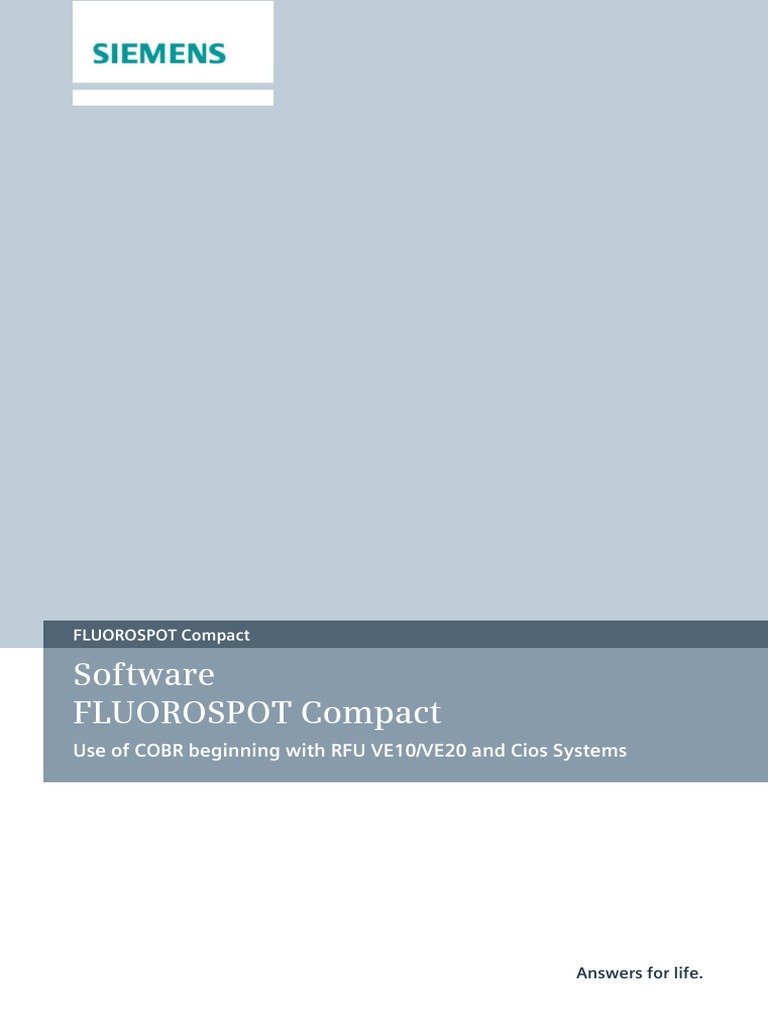 SW Fluorospot Compact | PDF | Booting | Backup