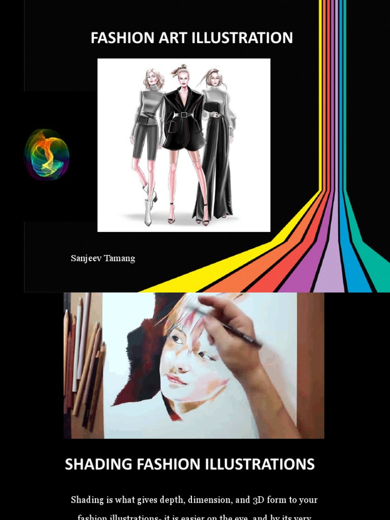 Shading Fashion Illustrations | PDF | Drawing | Pencil