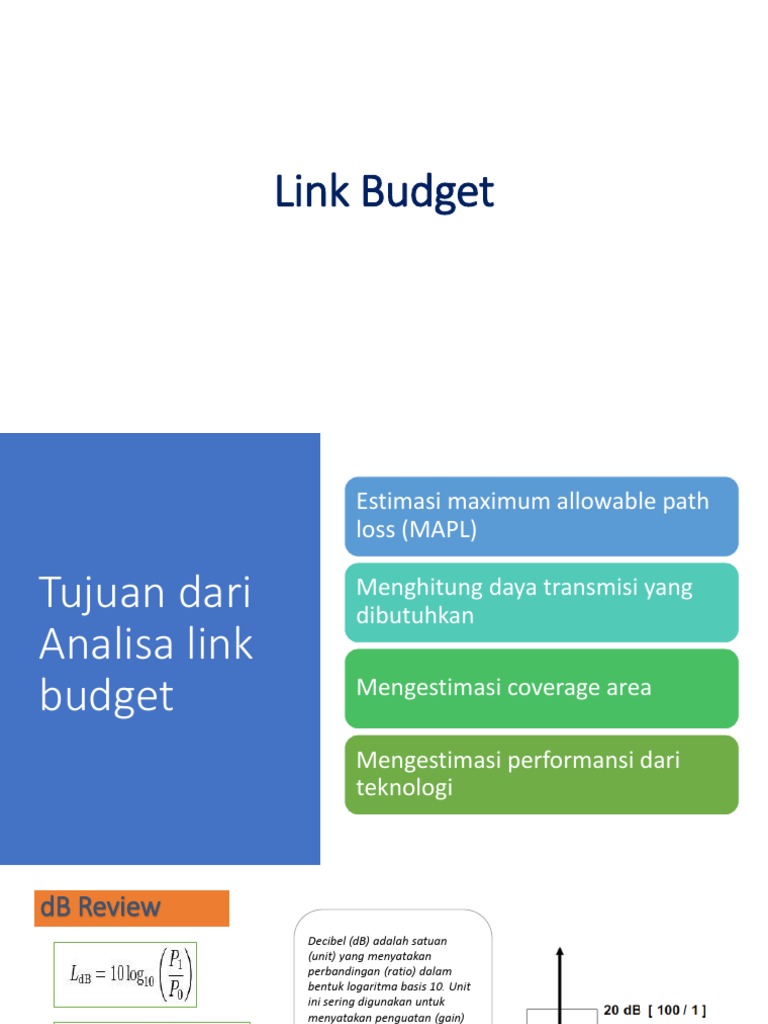 Link Budget | PDF