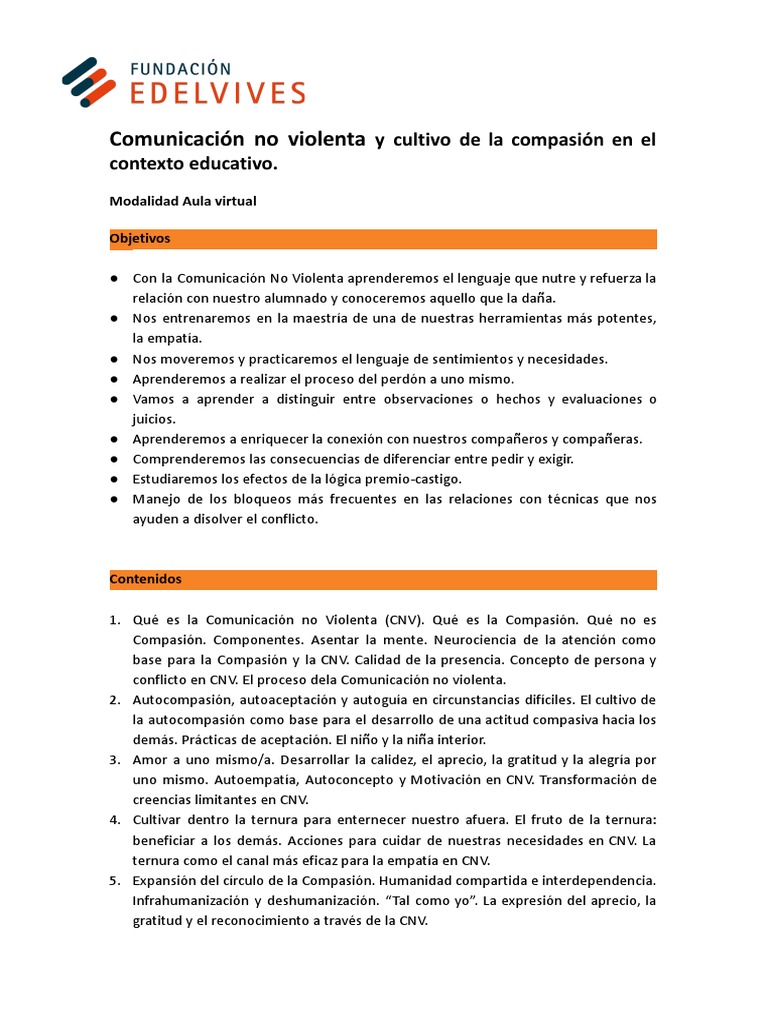 Comunicacion No Violenta en Educacion | PDF | Psicología Social | Cognición
