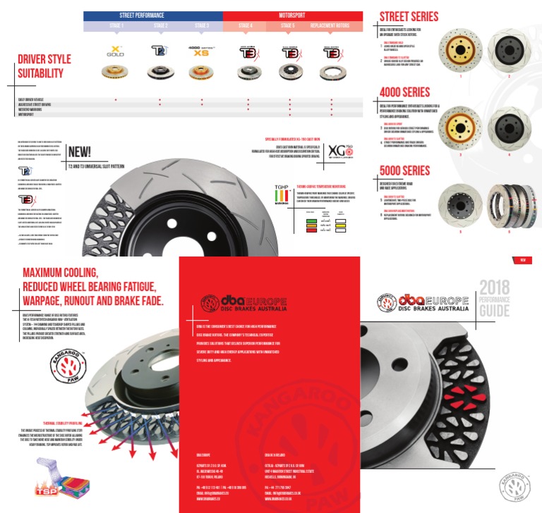 DBA Brochure A4 2018 | PDF | Brake | Mechanical Engineering