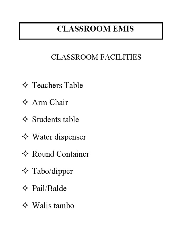 Classroom Emis | PDF