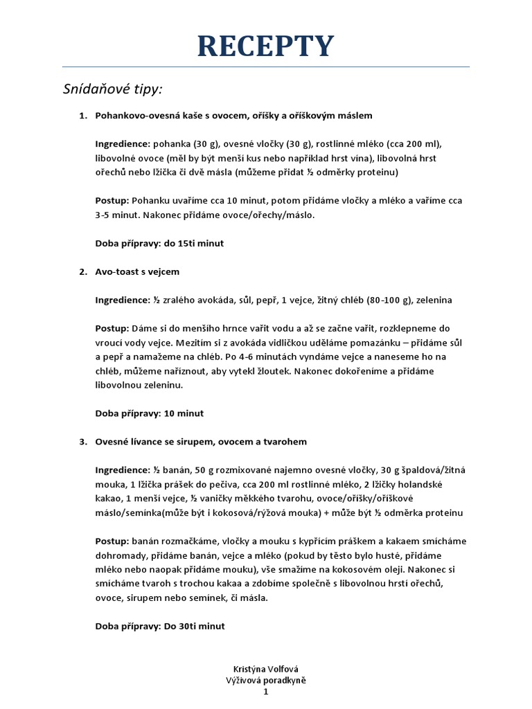 RECEPTY | PDF