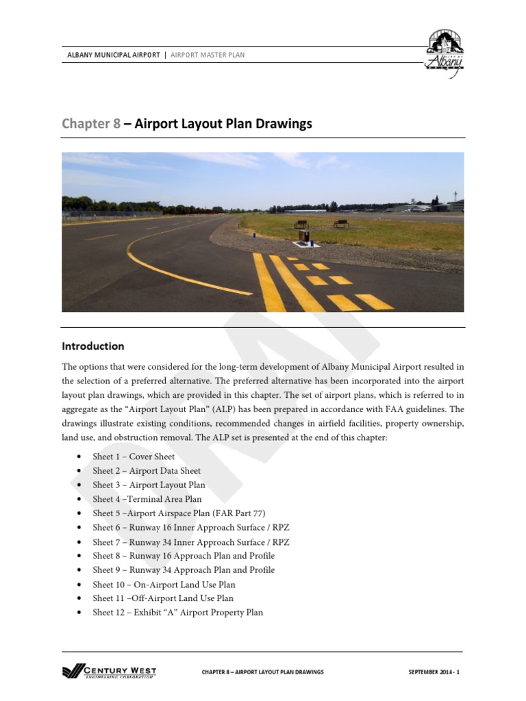 Albany AMP CH 8 ALP Draft Final W ALP | PDF | Runway | Airport