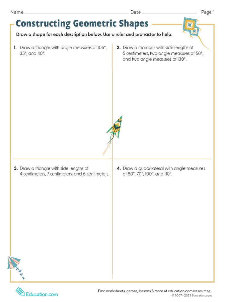 Constructing Geometric Shapes | PDF