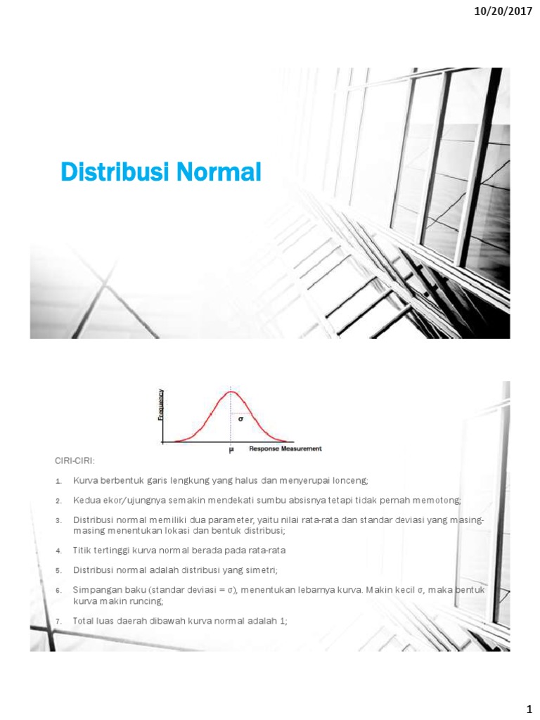 Distribusi Normal | PDF