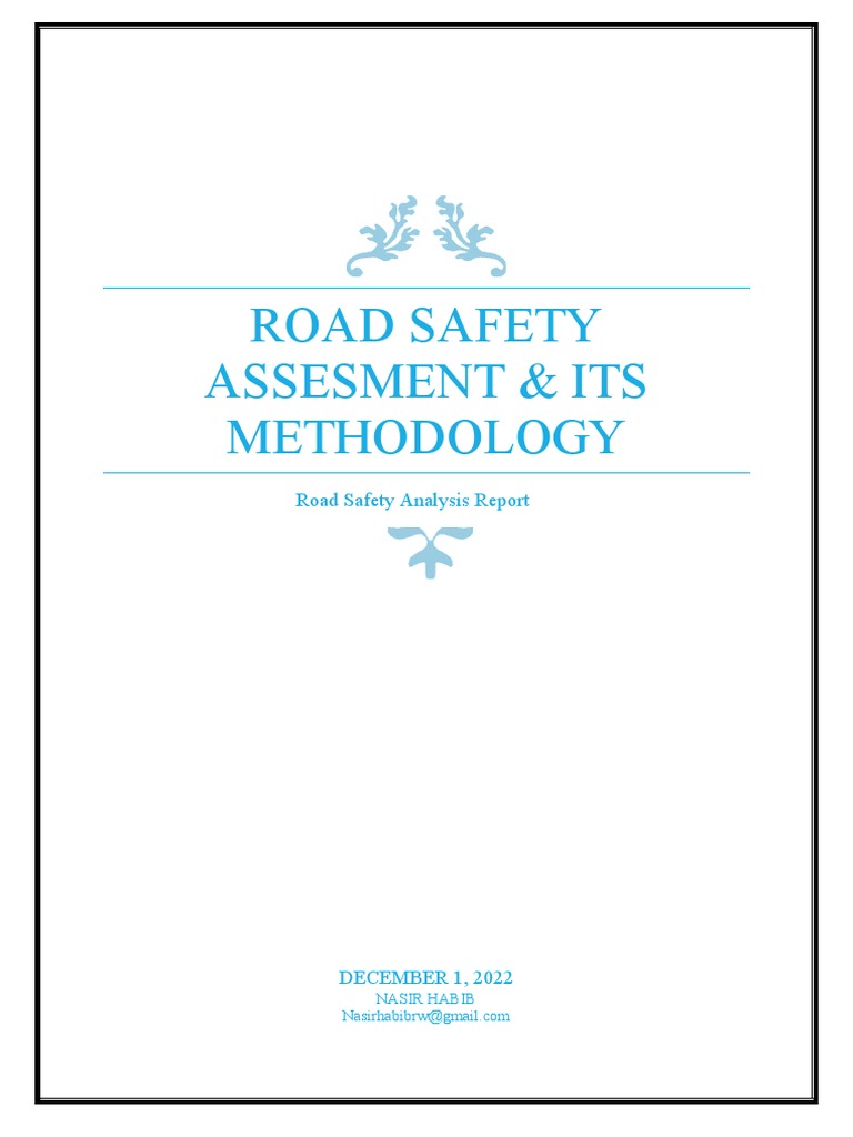 Road Safety Assessment Methodology | PDF | Road Traffic Safety | Risk