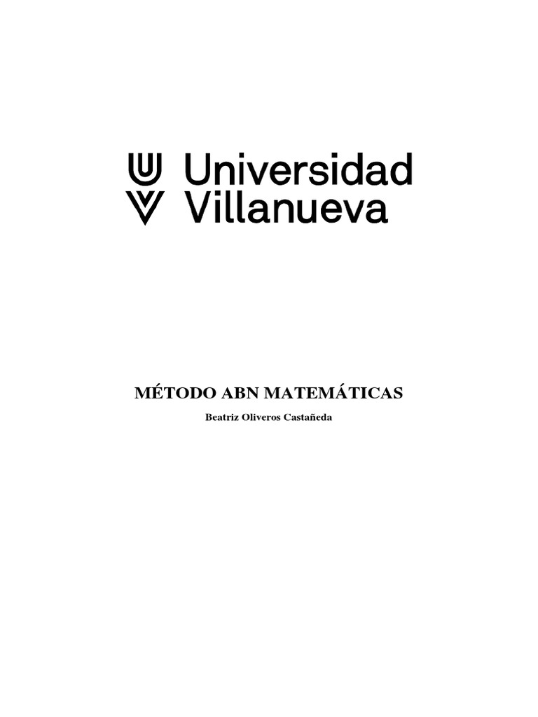 Método ABN en la Enseñanza de Matemáticas | PDF | Educación primaria ...
