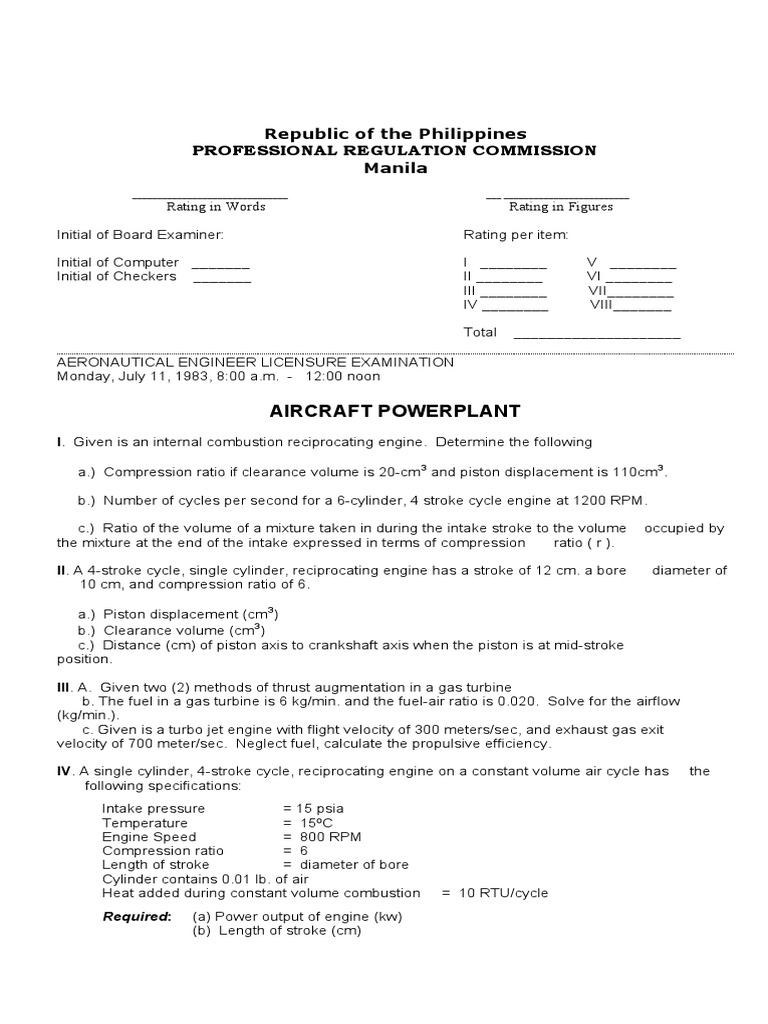 PRC - Aircraft Powerplant | PDF | Jet Engine | Engines