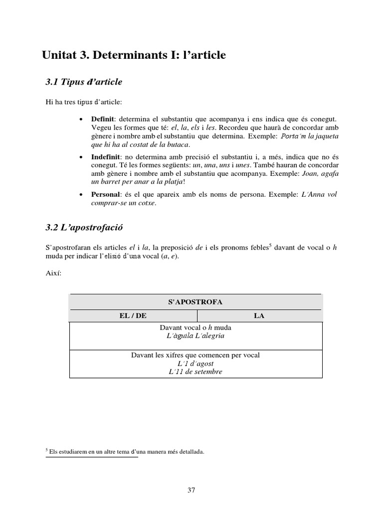 Unitat 3 Determinants I Article | PDF