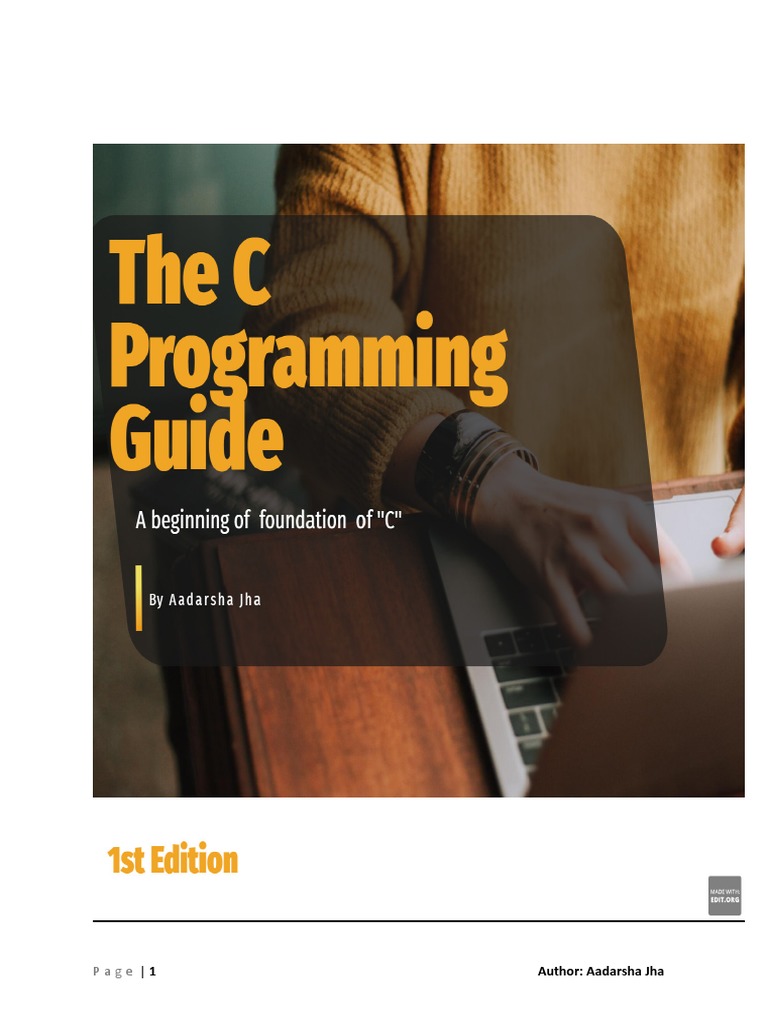 A Beginning of Foundation of "C" | PDF | Variable (Computer Science) | Pointer (Computer ...