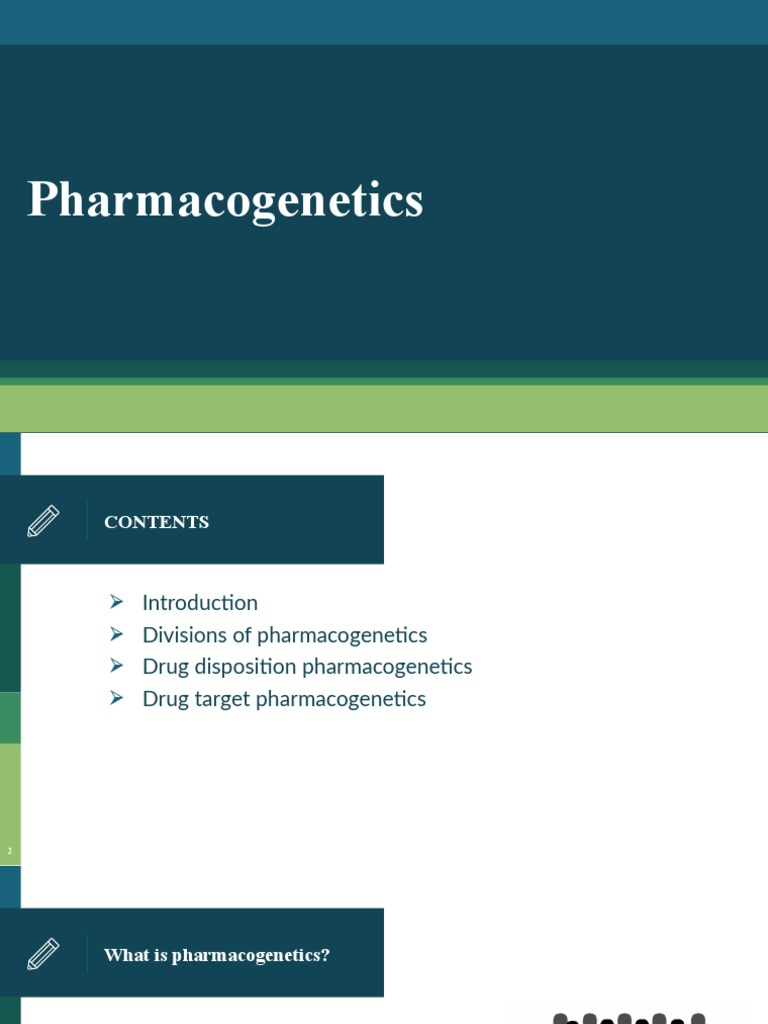 Pharmacogenetics | PDF | Pharmacogenomics | Pharmacology