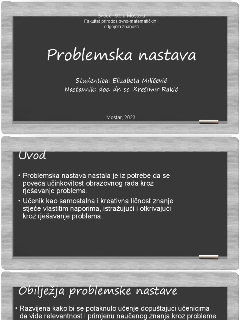 Problemska Nastava | PDF